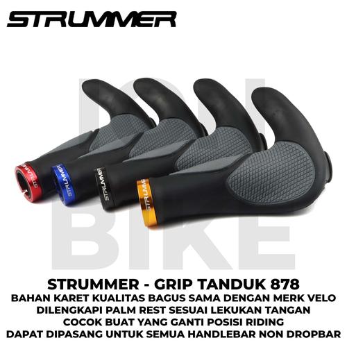 Jual Handgrip Strummer Tanduk Lock Hand Grip Handle Sepeda Model Velo ...