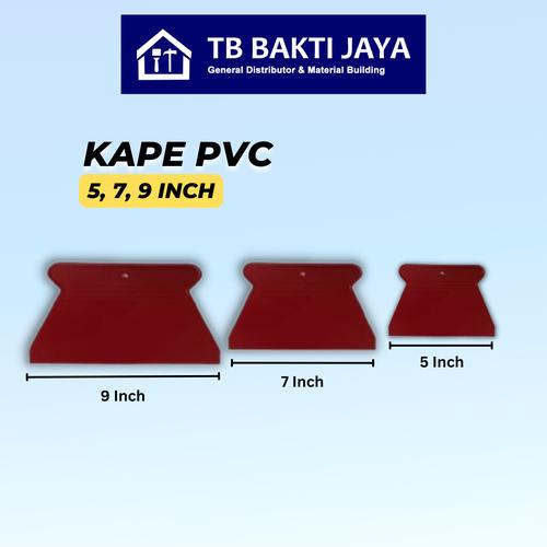 Jual KAPE PVC / SCRAPPER / KAPE PLASTIK / KAPE PVC 5 INCH 7 INCH 9 INCH ...