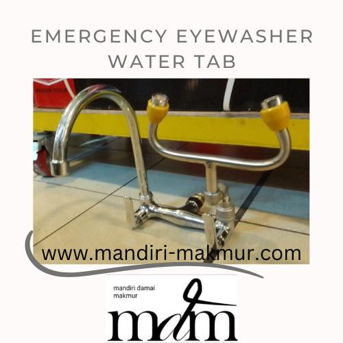 Jual Emergency Eyewasher Water Tab Stainless + Dengan Keran Air Ready ...
