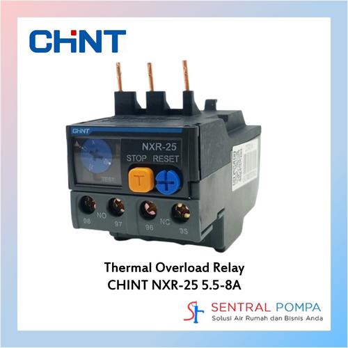 Jual Thermal Overload Relay Chint NXR 25 Current 5.5-8A Thermis NXR25 8 A - Kota Bandung ...