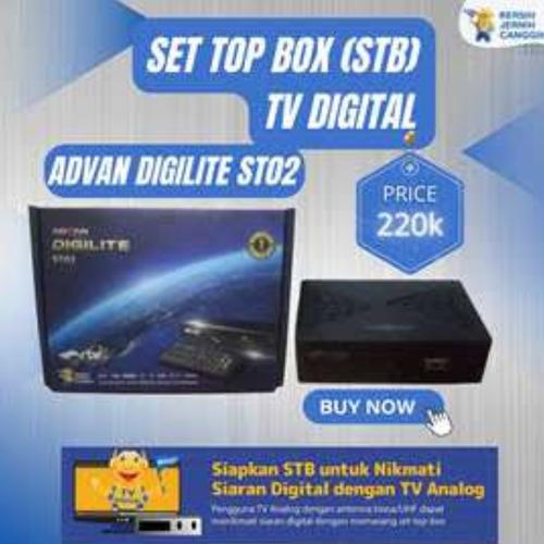 Jual STB SETOPBOX SETOP BOX RECEIVER SET TOP BOX LED TV DIGITAL TV ...