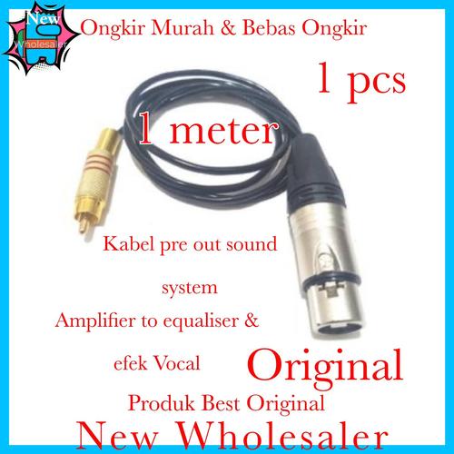 Jual Kabel Pre Out sound system Canon to rca original 1 meter - Jakarta ...