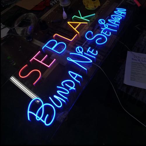 Jual LED Signage Neon Flex Papan Usaha | Papan Nama LED Custem - Kota ...