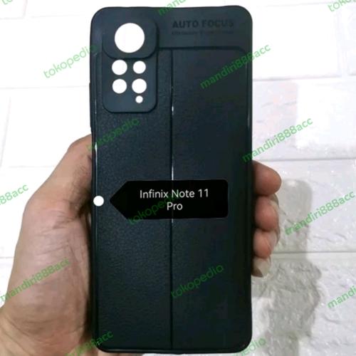 Jual CASING INFINIX NOTE 11 AUTO FOCUS SOFTCASE LEATHER CASE KULIT JERUK - Jakarta Utara ...