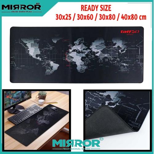 Jual Mouse Pad Gaming XL Desk Mat Alas Mouse Ukuran Besar Motif Peta ...