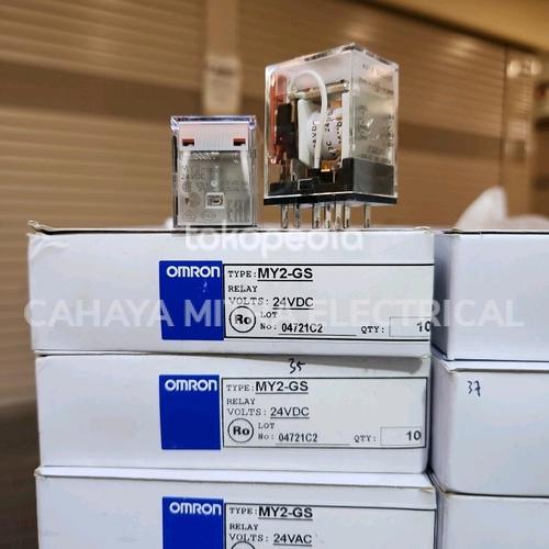 Jual Relay omron my2-gs 24vdc / Omron MY2-GS 24VDC Original - Relay ...