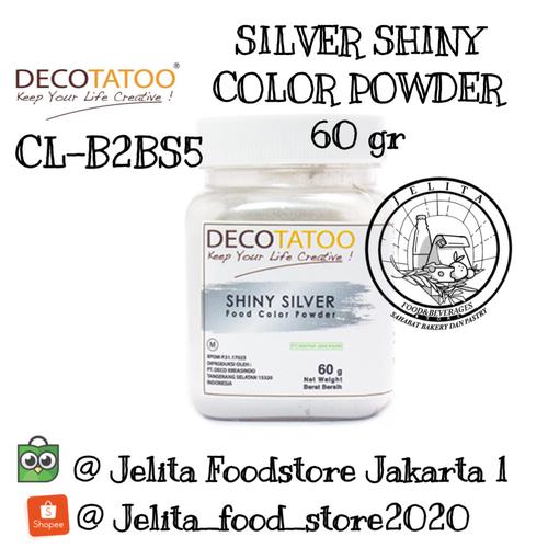 Jual Decotatoo SILVER SHINY COLOR POWDER 60 GR CL-B2BS5, Pewarna ...