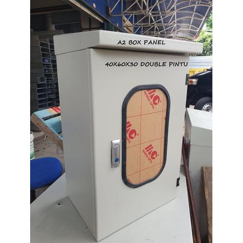 Jual box panel wallmounting 40x60x30 double pintu akrilik plat 2mm ...