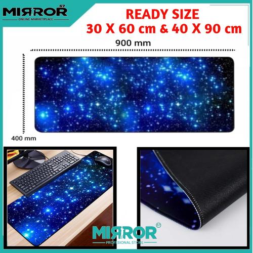 Jual Mouse Pad XL Gaming Desk Mat Motif Starlight 30 x 60 cm - 40 x 90 ...