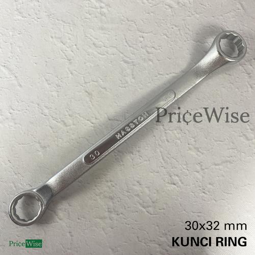 Jual Kunci Ring 30x32 Hasston / Double Offset Ring Wrench 30 x 32 ...