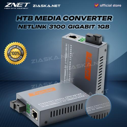 Jual Media Converter htb-GS-03 A-B Gigabit Fiber Optic optik 1000Mbps - Kab. Bogor - ZiaskaNet ...