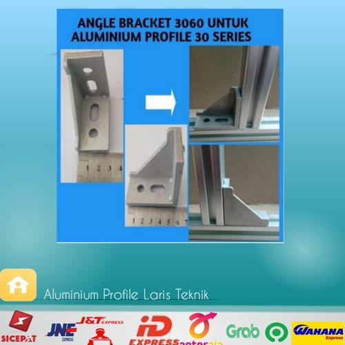 Jual Angle Braket Diecast. Gusset Element Diecast 3060 (90°) - Kab ...