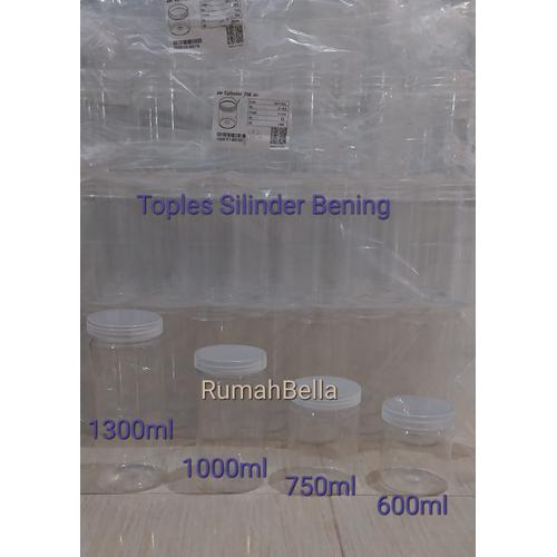 Jual Toples Tabung Plastik Bening / Toples Kue+Tutup JAR PET 600/700/1000ml - 600ml - Kota Bogor ...