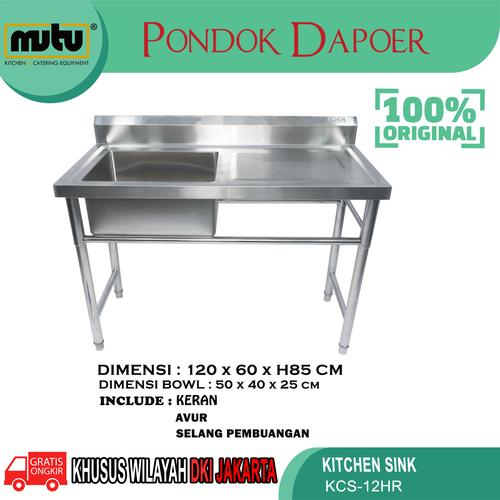 Jual Bak Cuci Piring Restoran | Work Sink Table Stainless Steel KCS ...