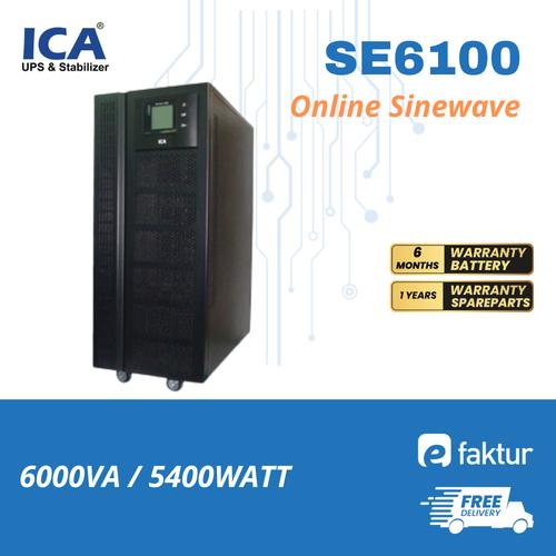 Jual UPS ICA SE6100 Kapasitas 6KVA 5400WATT Online Sinewave 1 Phase - Jakarta Pusat - Mega ...