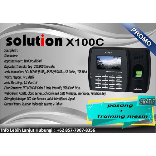 Jual paket absensi finger x100c plus pemasangan unit - Kota Tangerang ...