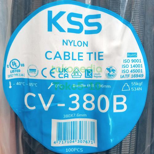 Jual Kabel Ties KSS 380mm Kabel Tie KSS CV - 380mm KSS - Putih - Kota ...