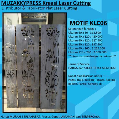 Jual PLAT BESI LASER CUTTING MOTIF KLC 06 - 60X60 - Jakarta Utara ...