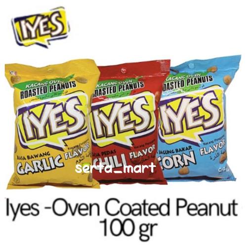 Jual Iyes Kacang Oven 100gr - Iyes Roasted Peanuts Corn / Garlic ...
