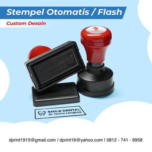 Jual Cetak Stempel Flash - Stampel Flash 1 Warna / 3 Warna - Stempel ...