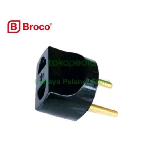 Jual Over Steker BROCO Bulat 844 / Sambungan Colokan BROCO Adaptor ...
