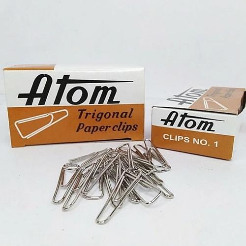Jual ATOM Trigonal Paper Clips No.1 - Medium - Kota Medan - INDO UTAMA ...