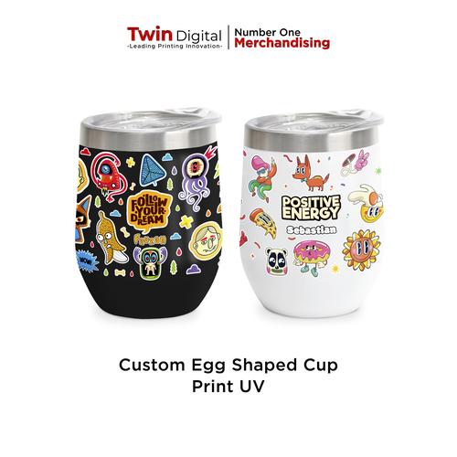 Jual Mug Egg Shaped Gelas Kopi Cangkir Teh Tumbler Stainless Coffee Cup ...