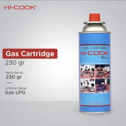 Jual Tabung Gas Portable Hi-Cook 230 gr | Butane fuel mini kecil ...