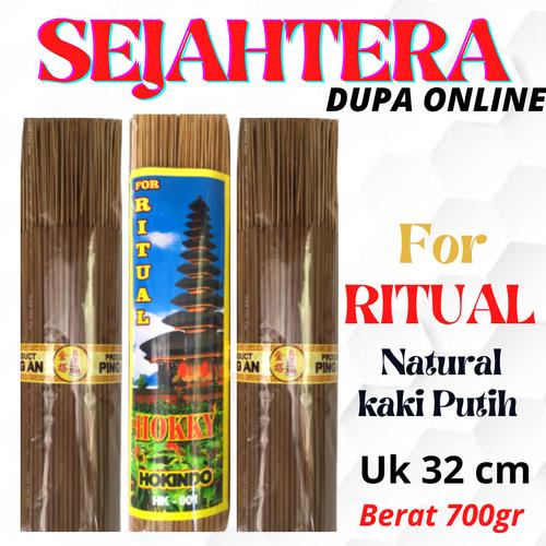 Jual Dupa Hio Wangi "FOR RITUAL" 700gr 32cm Natural Kaki Putih Pouch ...