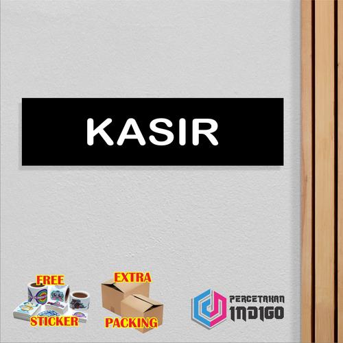 Jual Papan tanda akrilik sign board Kasir - Kab. Bekasi - PERCETAKAN ...