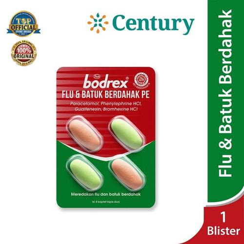 Jual Bodrex Flu & Batuk Berdahak 4 Kaplet / Obat Batuk / Flu - Jakarta ...