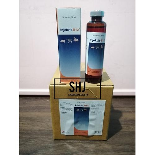 Jual INJEKSI VITAMIN/INJEKVIT B12 50 ML (VITAMIN B 12 UNTUK HEWAN ...