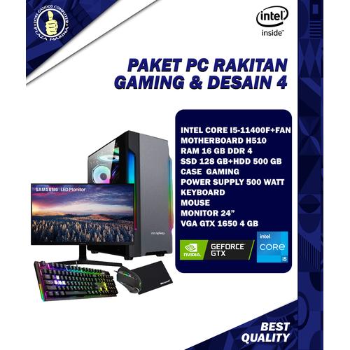 Jual PC RAKITAN GAMING&DESAIN 4/INTEL CORE I5-11400F/RAM 16GB/VGA GTX 1650 - Kota Surabaya ...