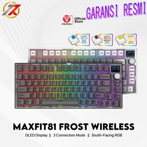 Jual FANTECH MK910 MAXFIT81 Wireless 75% Mechanical Keyboard Gaming PBT ...