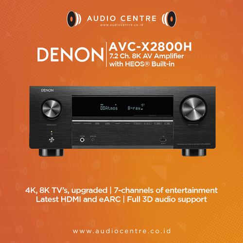 Jual Denon AVR-X2800H AVRX2800H AV Receiver 7.2 Dolby Atmos 4K 8K UHD ...