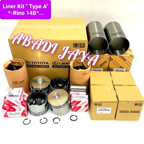 Jual LINER KIT ATAU LINER SET KOMPLIT TOYOTA RINO 14B 115PS ORIGINAL ...