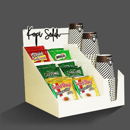 Promo tempat kopi / kopi storage / rak kopi / akrilik display kopi ...