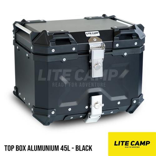 Jual Top Box 45L aluminium / Box Motor Pannier - Hitam - Kota Bandung ...