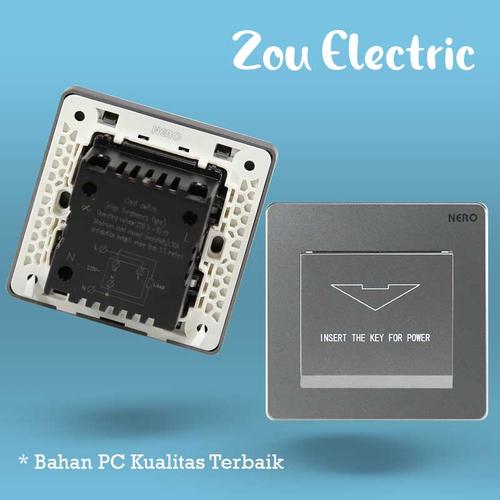 Jual NERO Saklar Colokan Kartu Hotel RFID Casa X2 Grey - X2CAH Switch ...