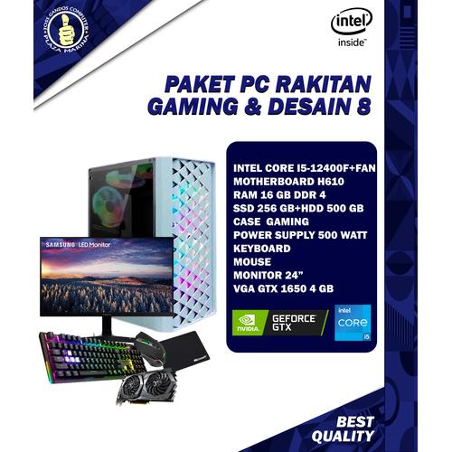 Jual PC RAKITAN GAMING&DESAIN 8/INTEL CORE I5-12400F/RAM 16GB/VGA GTX 1650 - Kota Surabaya ...