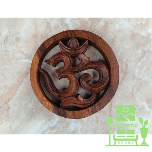 Jual Ukiran Ongkara Omkara Swastika Hiasan Pajangan Diameter 15cm ...