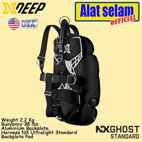 Jual BCD XDeep Technical Diving NX Ghost Standard BC Selam Donut 38Lbs ...