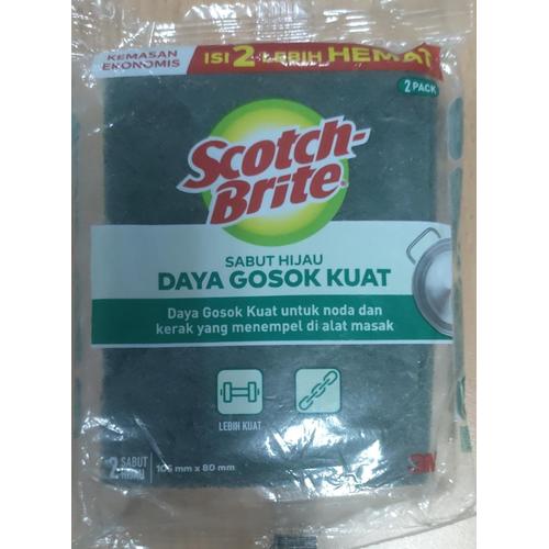 Jual 3M Scotch Brite Sabut Hijau Cuci Piring / ID-10 / ID-pad 2GT (isi ...