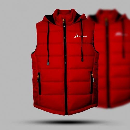 Jual Rompi Hoodie pertamina/Rompi custom bordir/Rompi bumn request logo ...