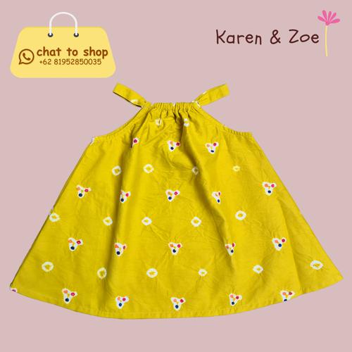Jual Batik Anak - Clover Dress - Jumputan Cengkeh - Lime - 4 - Kota ...