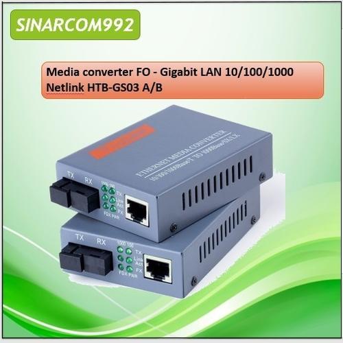 Jual CONVERTER Gigabit NETLINK HTB-GS03 AB Fiber optic LAN 1000Mbps - BARANG - Jakarta Pusat ...