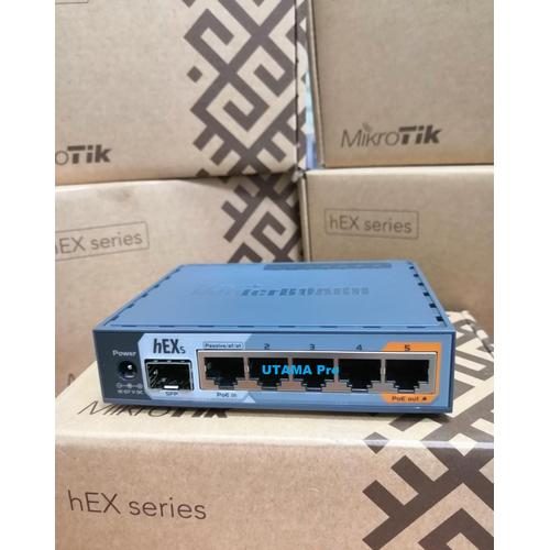 Jual MIKROTIK RB760iGS (hEX S) 5 port gigabit with SFP - Jakarta Pusat ...