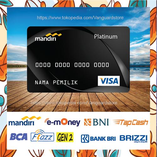 Jual KARTU EMONEY MANDIRI BRI BNI BCA CREDITCARD VISA PLATINUM 1 SISI ...