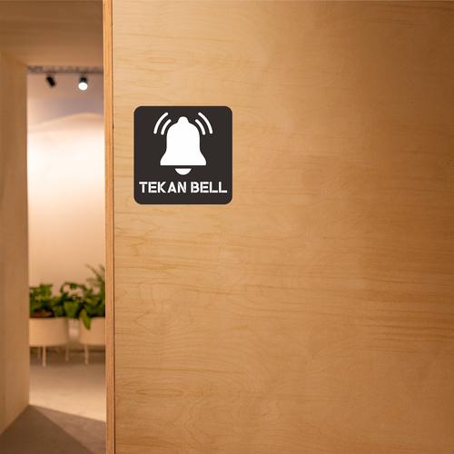 Jual Sign Tekan Bell Kotak Sign Akrilik| Acrylic Sign Modern | Model ...
