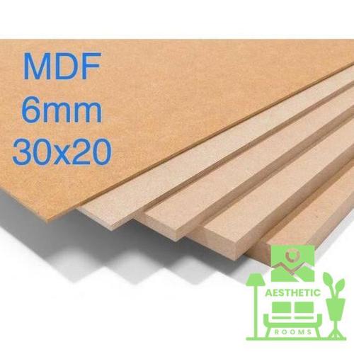 Jual Papan MDF 6mm (30x20)cm, triplek MDF, papan kayu MDF, plywood MDF ...